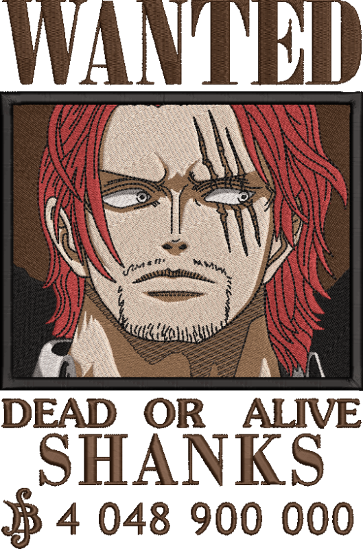 Shanks Bounty T-Shirt – Otaku Stitch